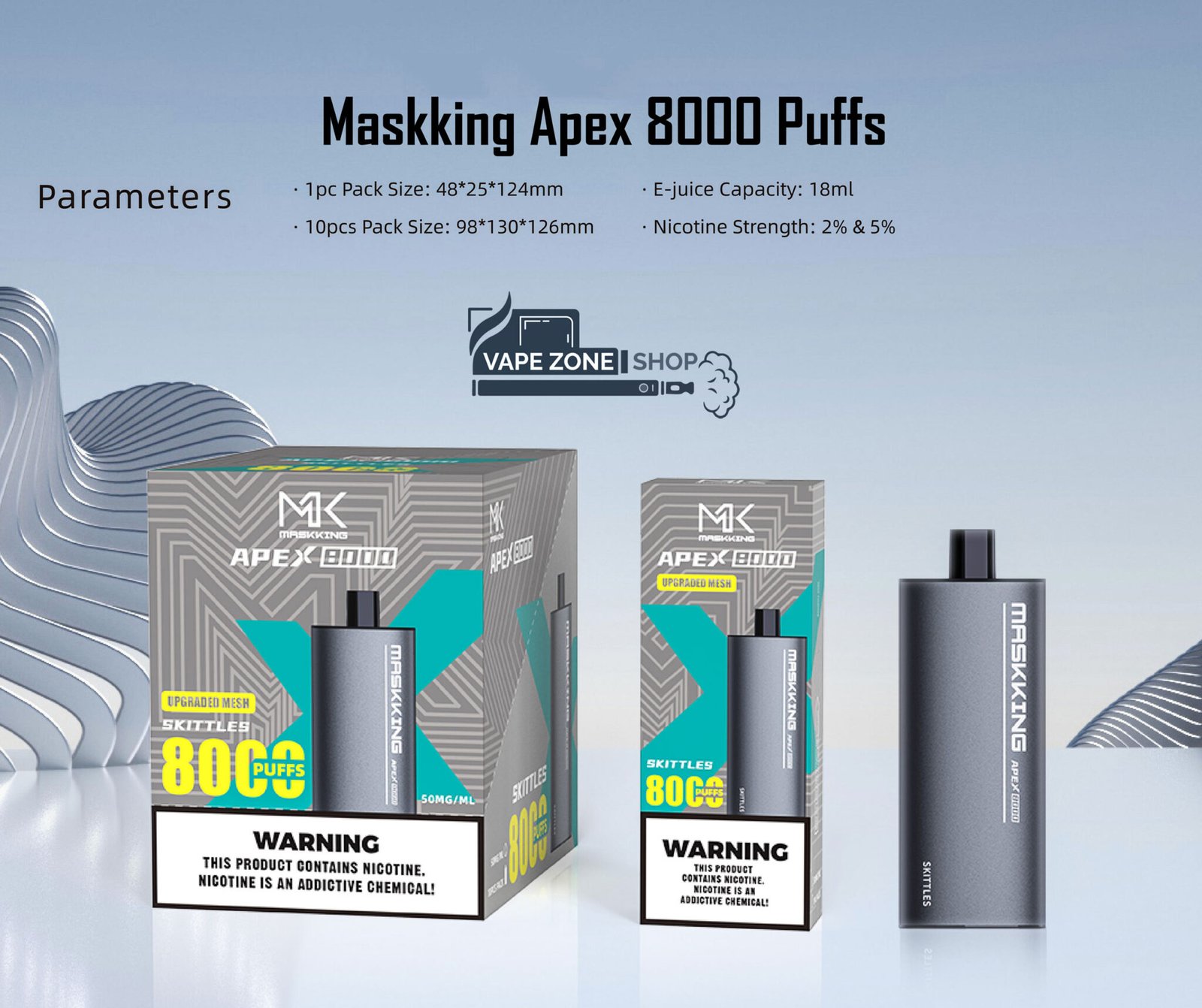 Maskking 5000 Puffs Jam Box Disposable Vape 20MG – VapeZone.Shop